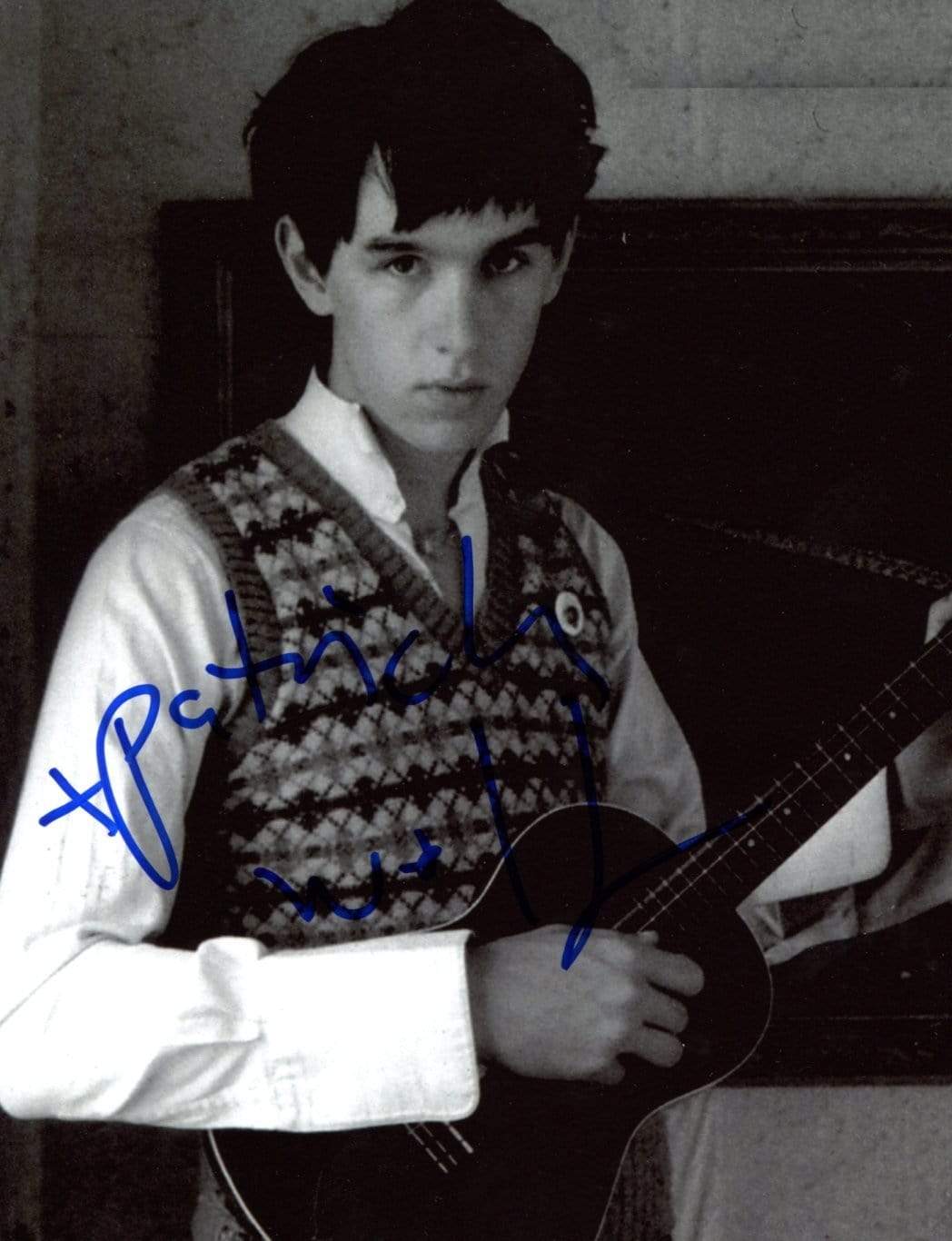 Patrick Wolf autograph | In-Person signed photograph