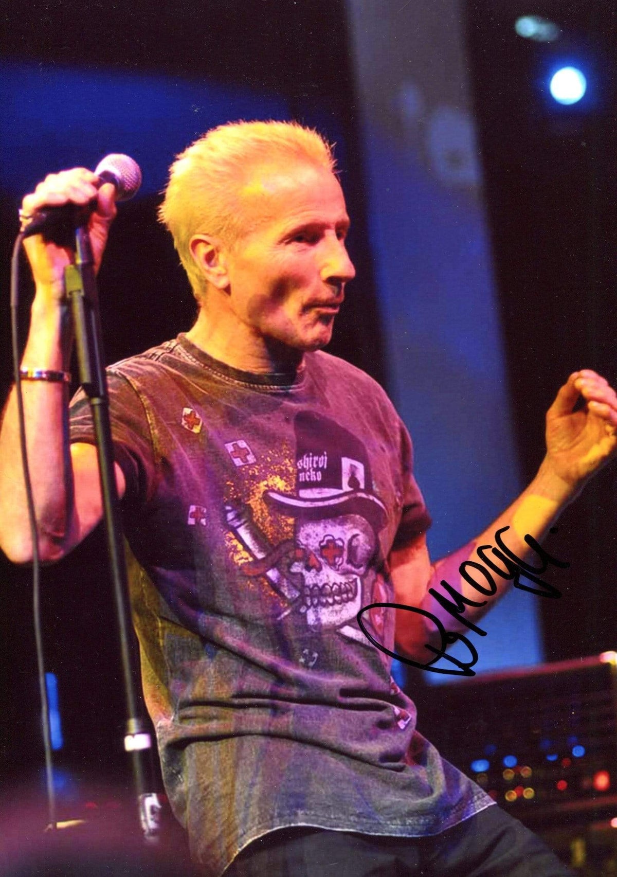 Phil Mogg Autograph | signed photographs