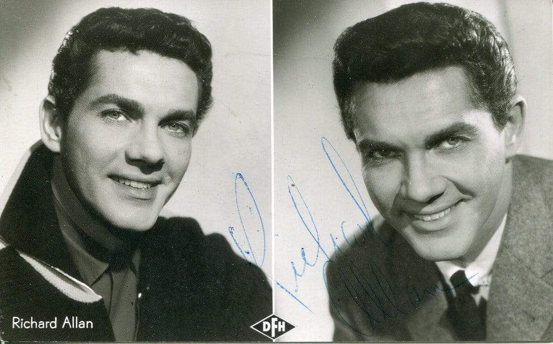 Richard Allan autograph | signed photograph
