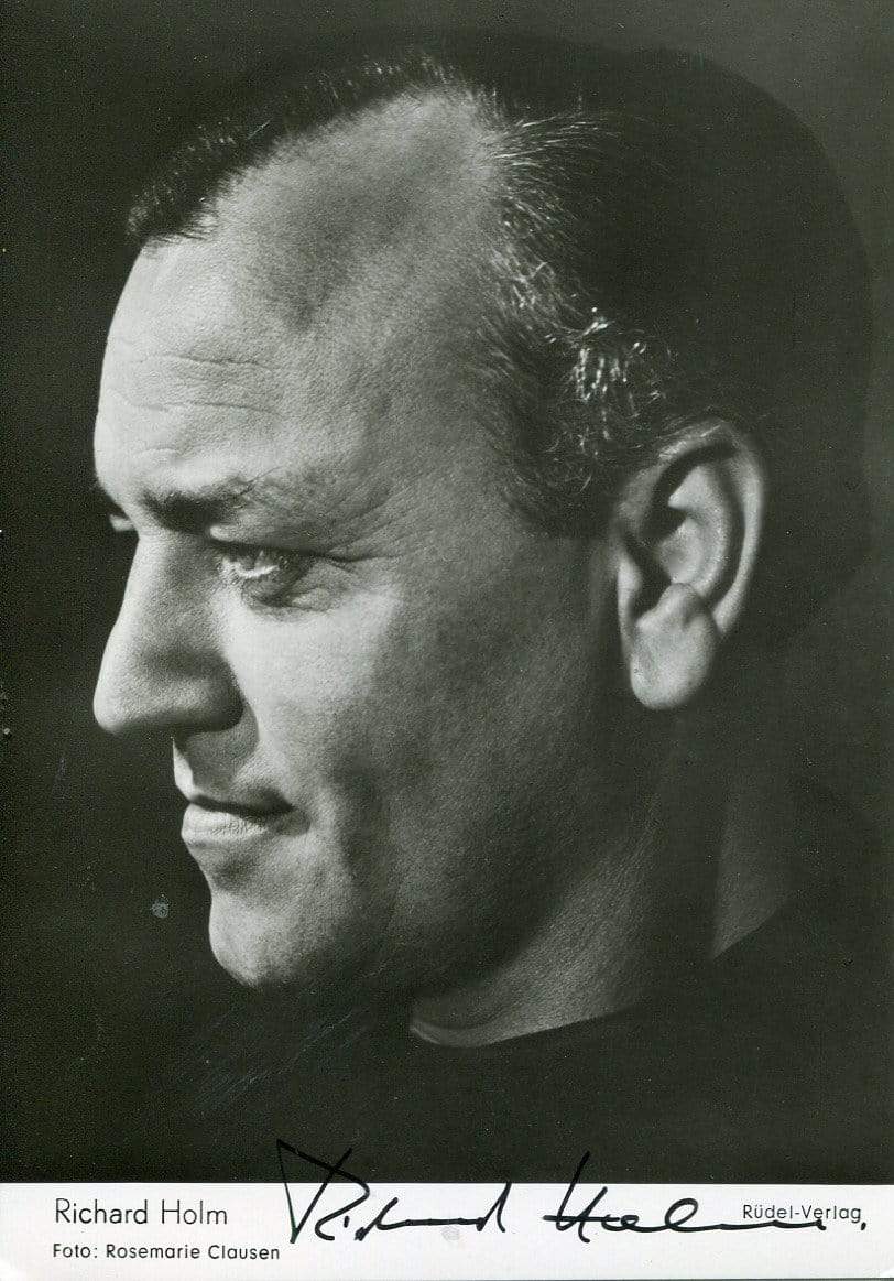 Richard Holm autograph | signed photograph