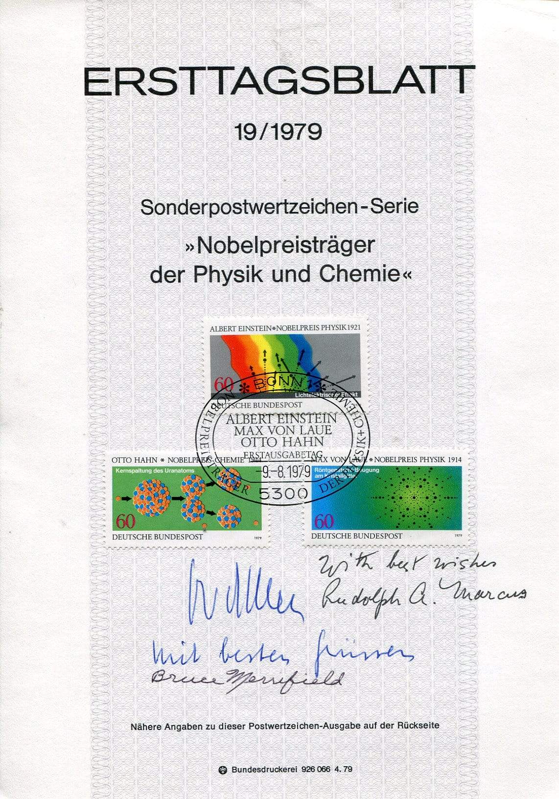 Simon & Rudolph & Bruce Van der Meer & Marcus & Merrifield Autograph ...